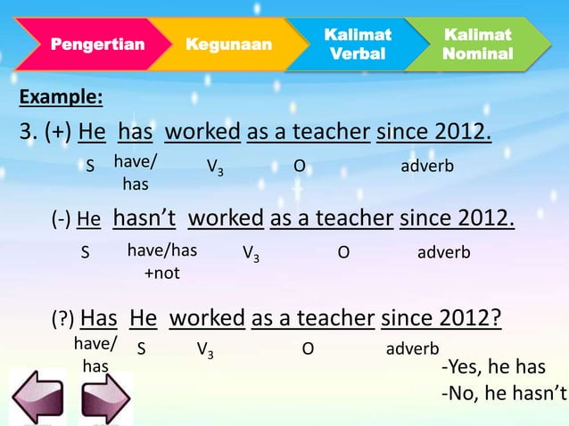 Simple present perfect tense | PPT