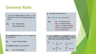 Simple present presentation | PPT