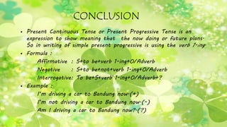 Simple present progressive tense | PPT
