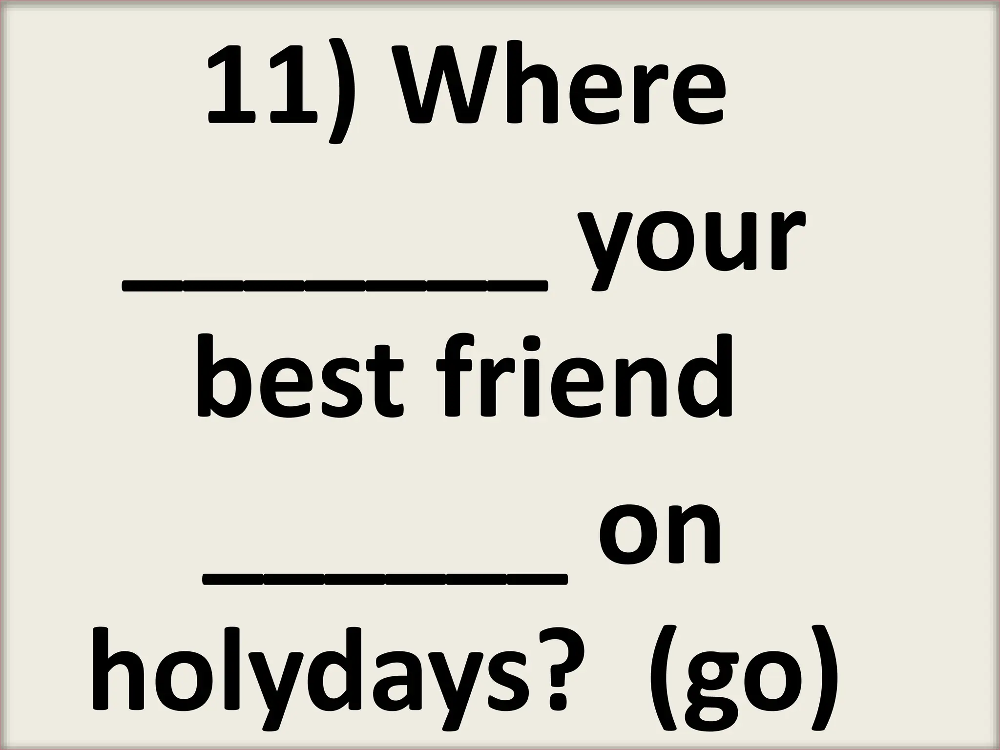 Simple present QUESTION to print and to fill in | PPT