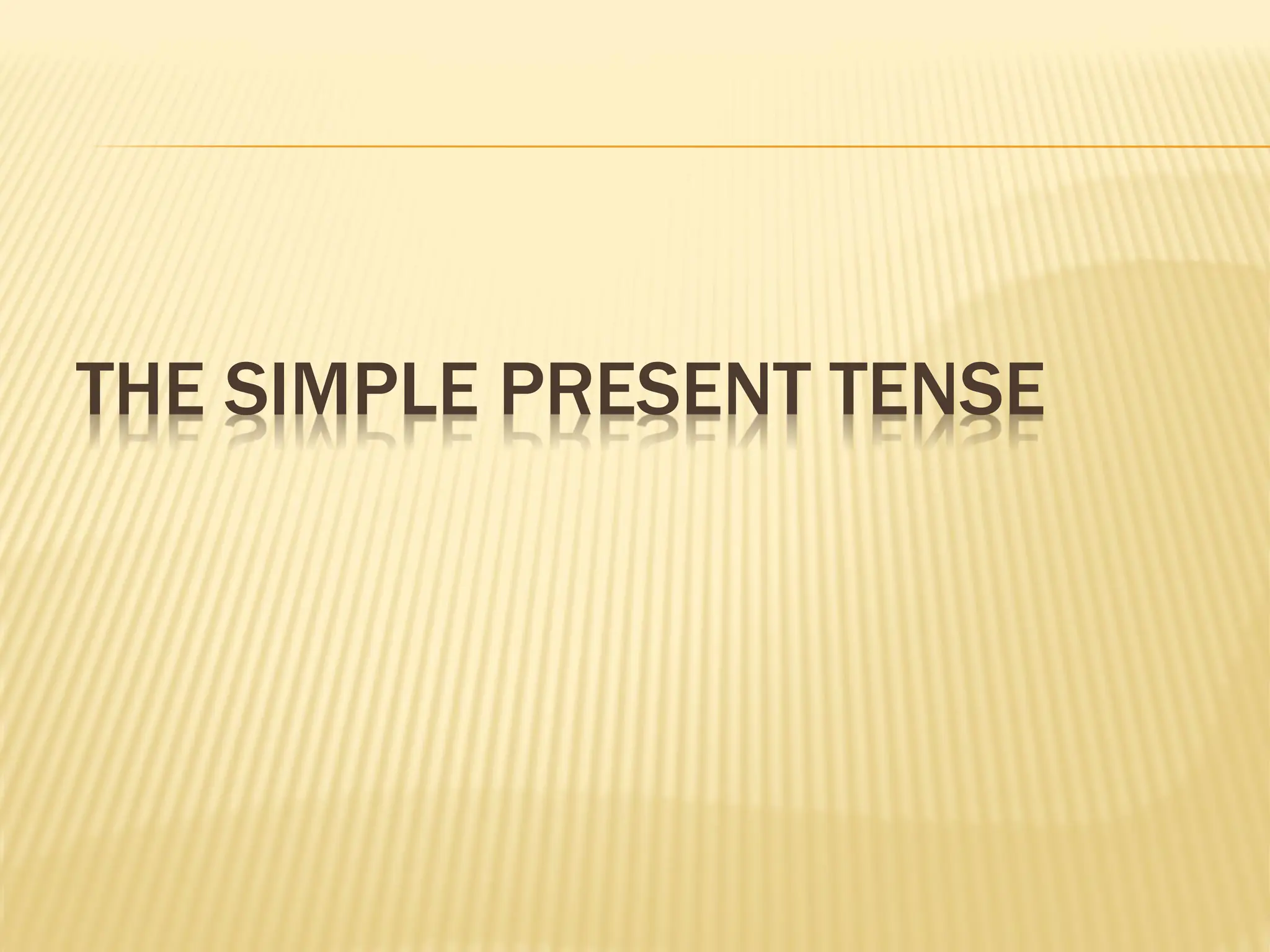 Reglas del presente simple, present simple rules | PDF
