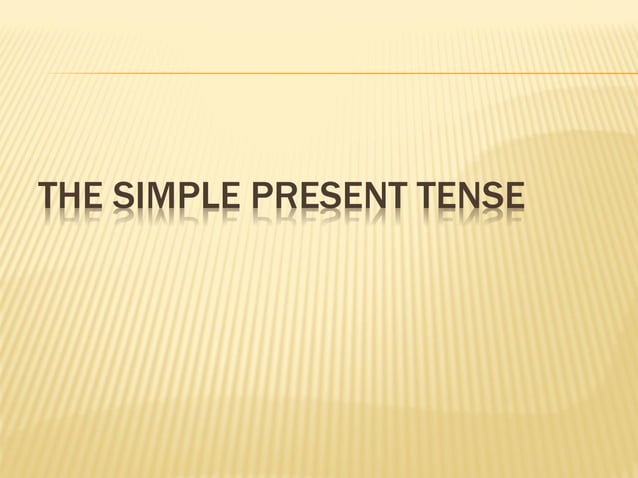 Reglas del presente simple, present simple rules | PPT
