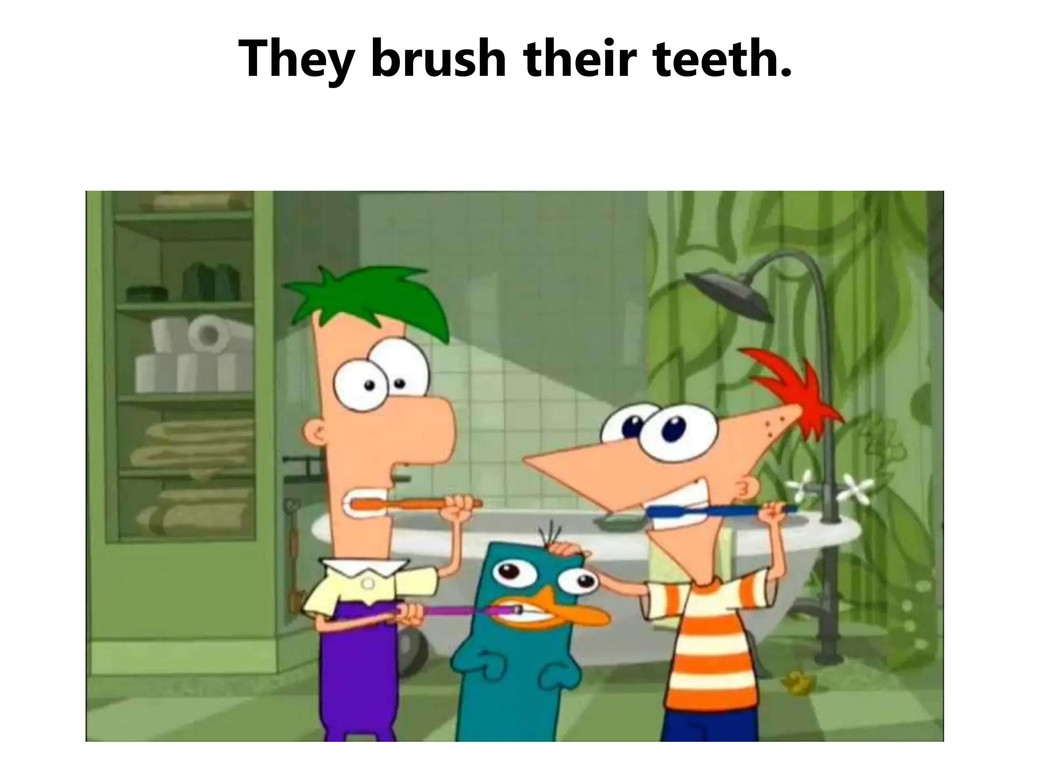 simple present story/examples to practice.ppt