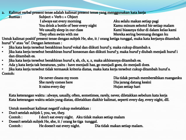 Simple present tense | PPSX