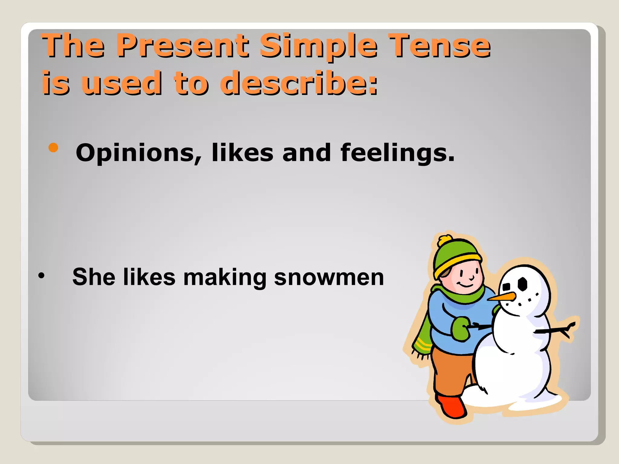 Simple present tense | PPT