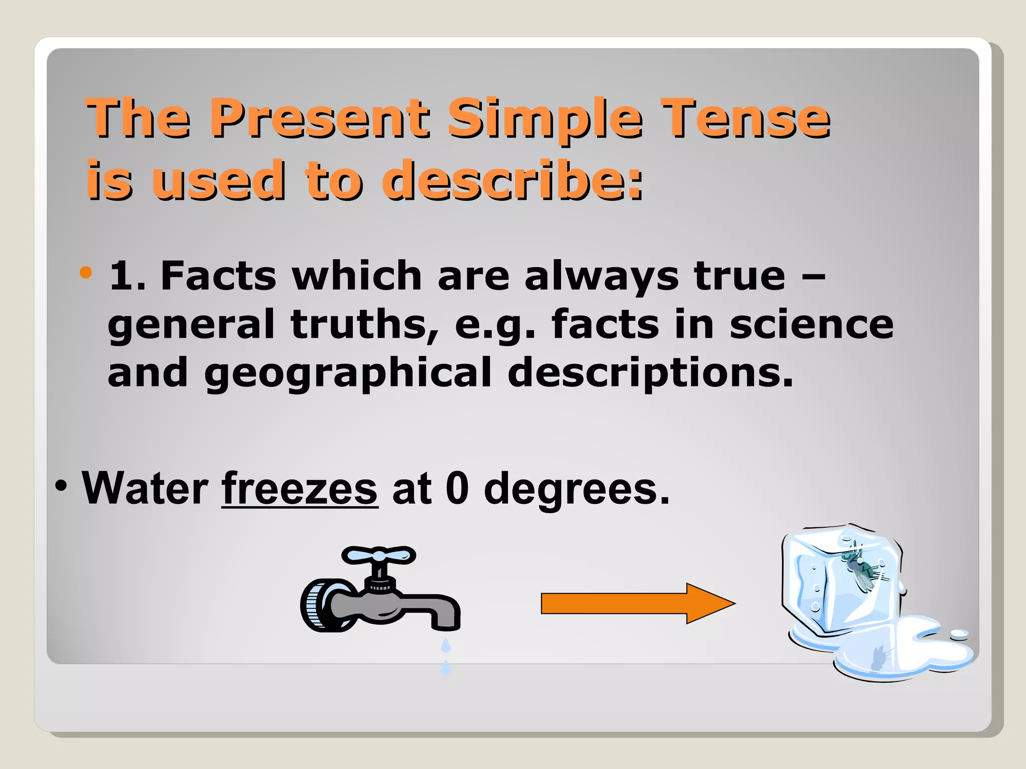 Simple present tense | PPT