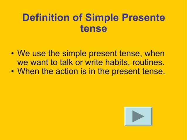 Simple present tense | PPT
