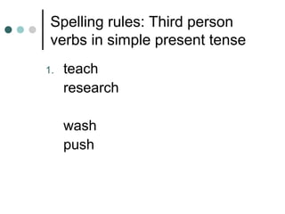 Simple present tense | PPT
