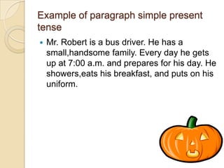 Simple present tense | PPT