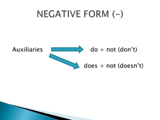 Simple present tense | PPT