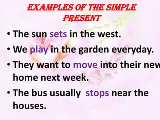 Simple present tense | PPTX