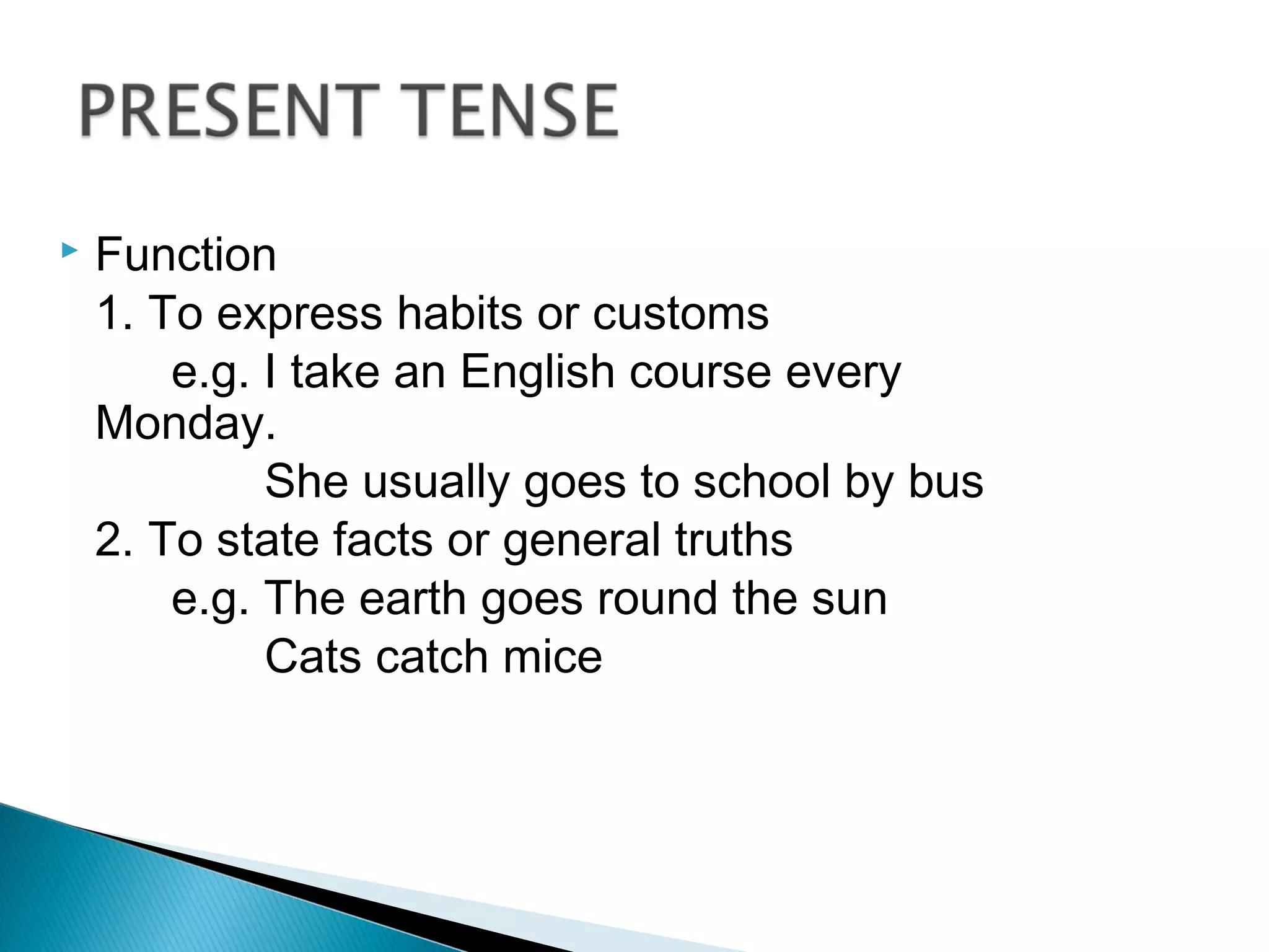 Simple present tense | PPT