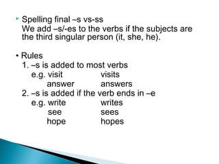 Simple present tense | PPT