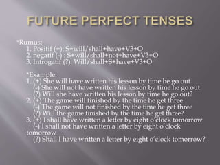 Simple present tense | PPTX