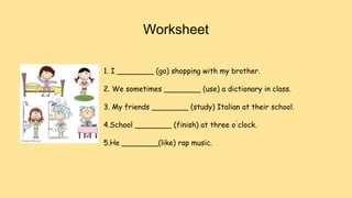 Simple present tense | PPTX