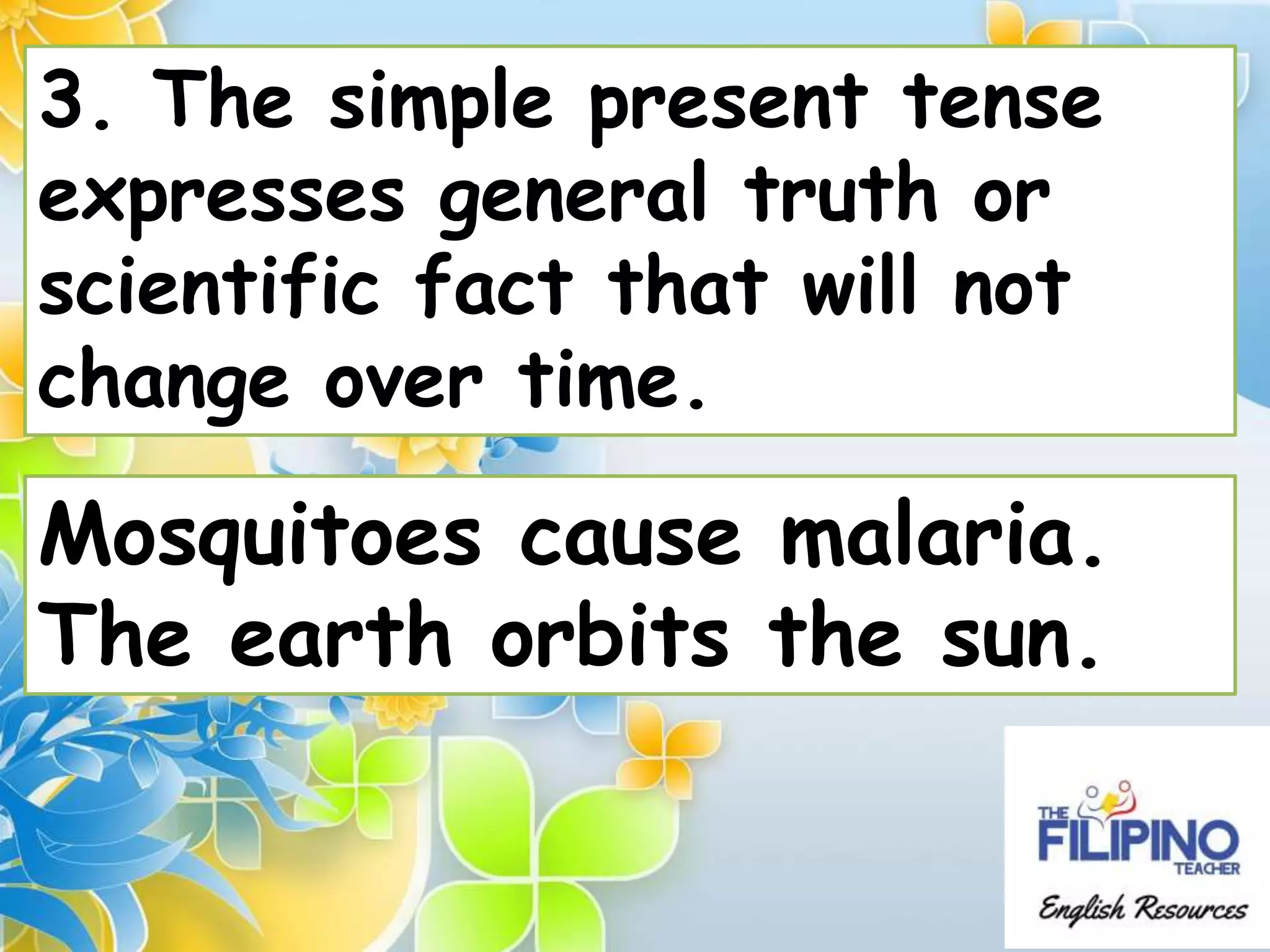 Simple present tense | PPTX
