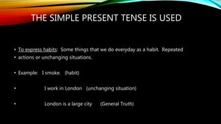 Simple present tense | PPTX