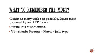 Simple present tense in Bodo | PPT