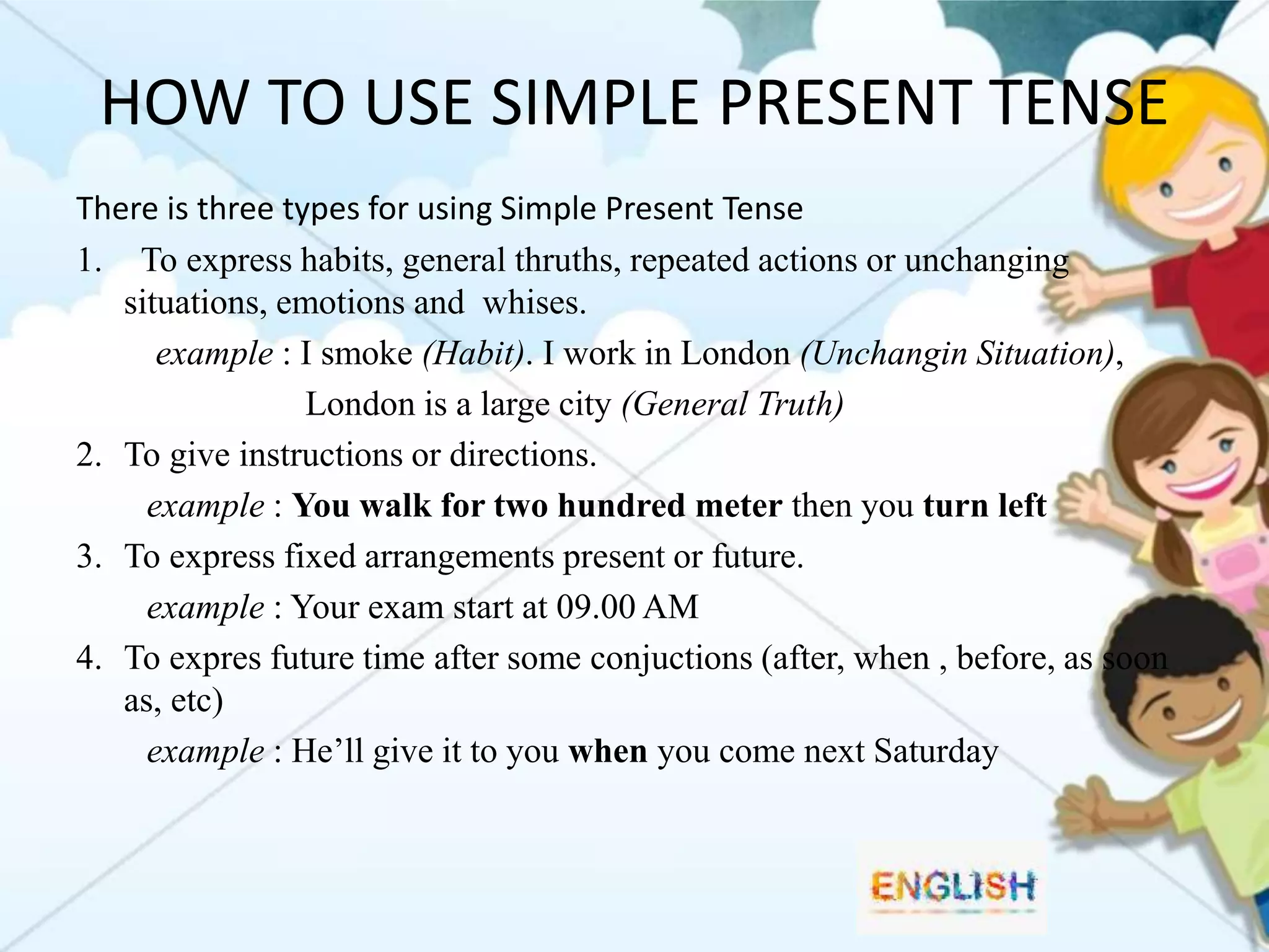 Simple present tense | PPT