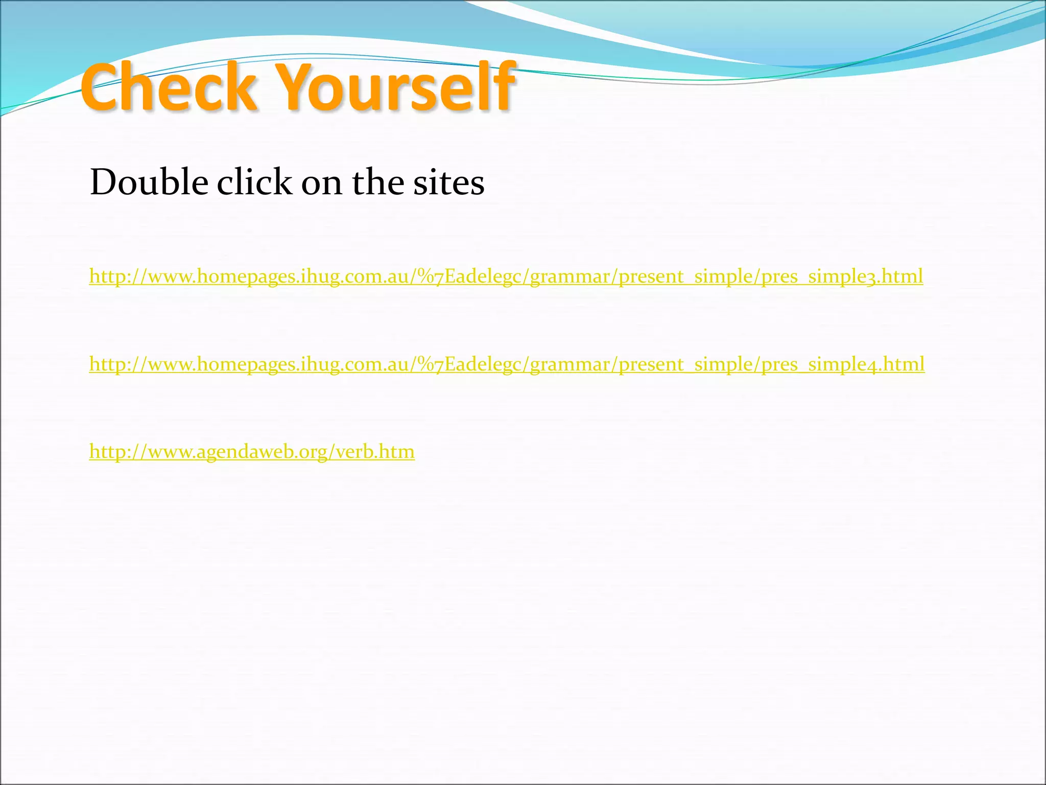 Simple present tense | PPT