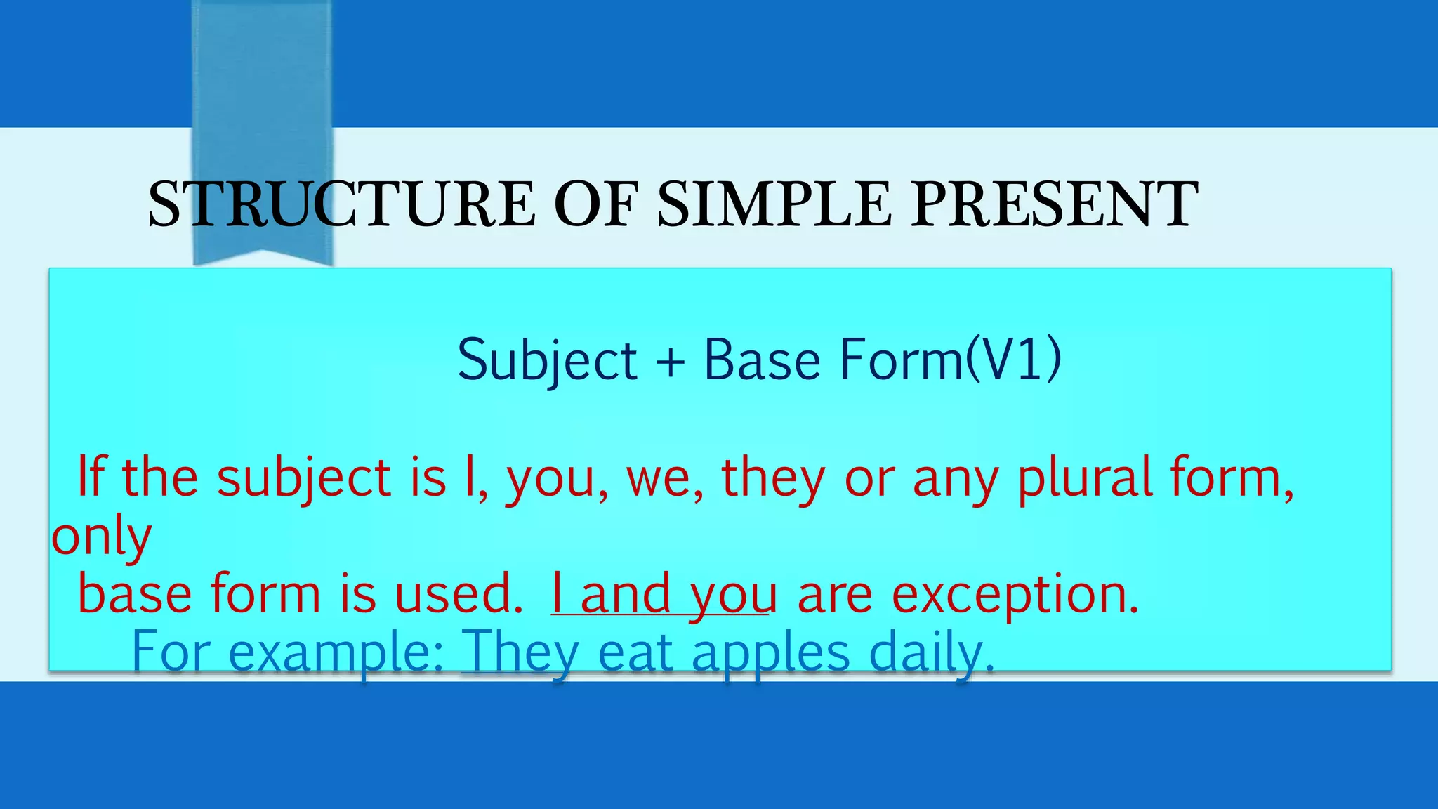 Simple present tense | PPTX