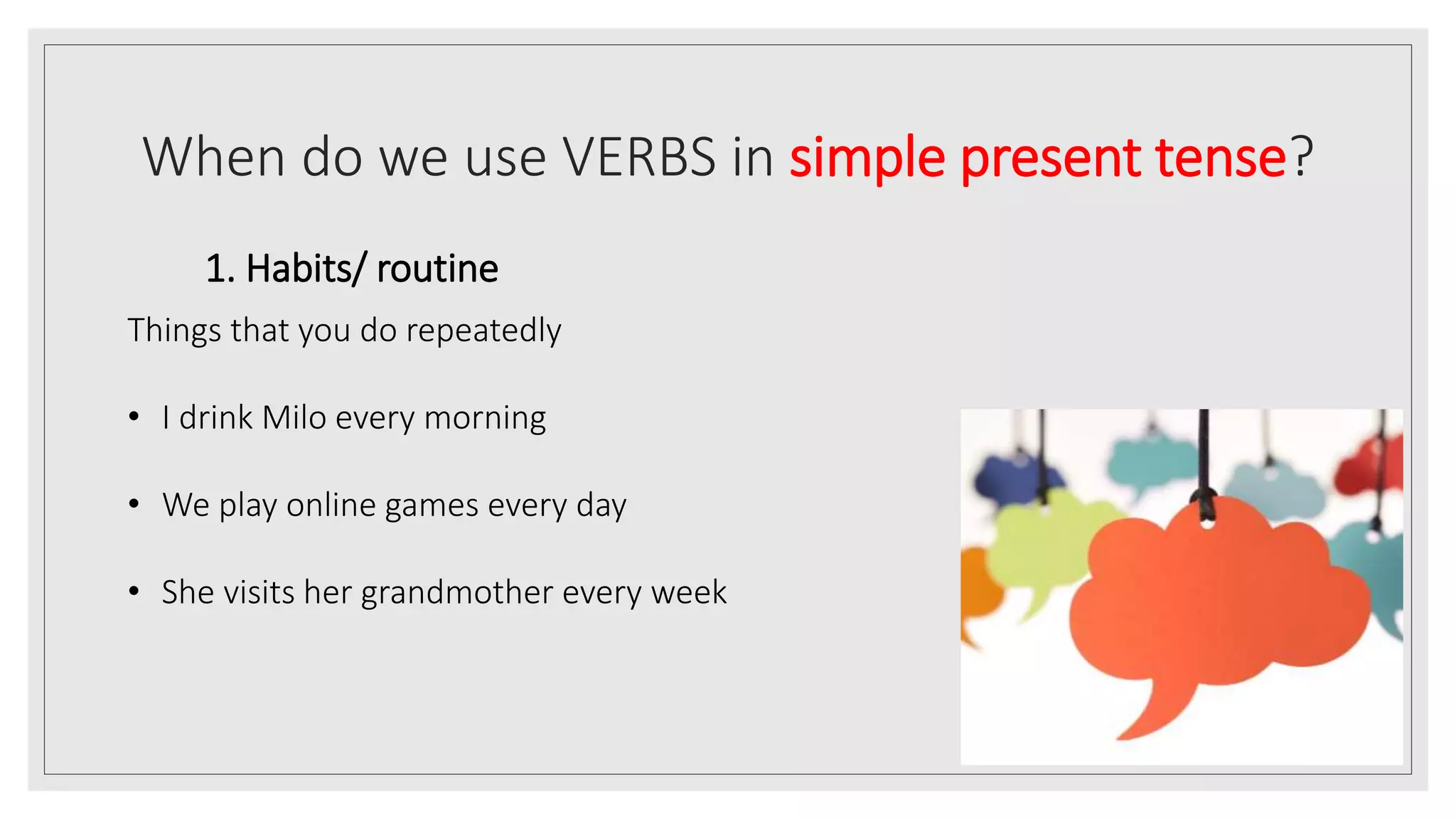 Simple present tense | PPT