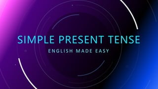 A very basic guide on "How to use Simple Present Tense" | PPT