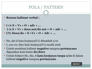 SIMPLE PRESENT TENSE .pptx