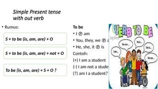 Simple present tense Basic english for students | PPTX