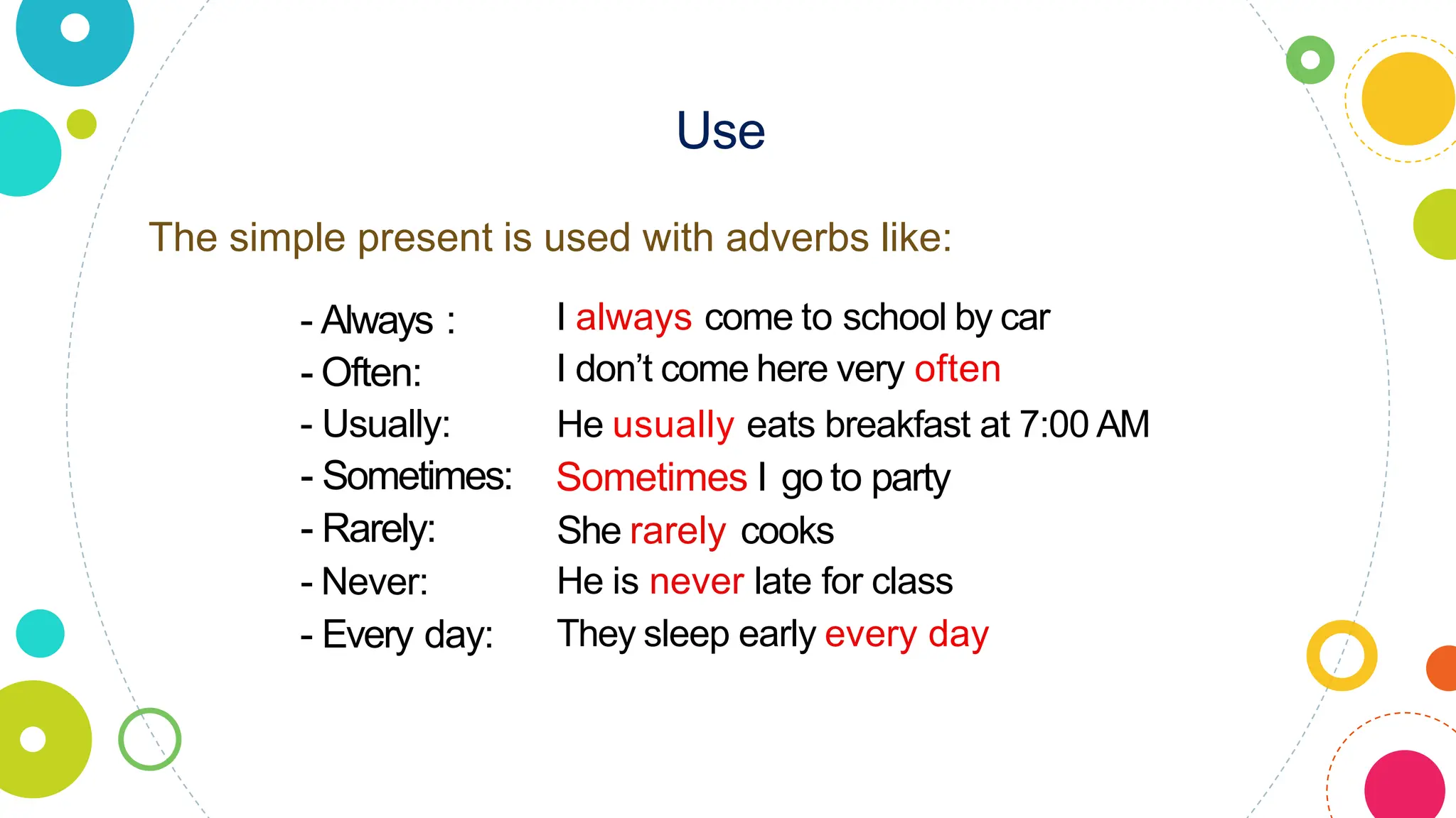 Simple Present Tense - Clase 3.pdf ingles | PPT