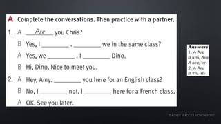 (Simple Present Tense) GUIA DE ESTUDIO PARA EFL | PPSX