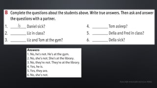 (Simple Present Tense) GUIA DE ESTUDIO PARA EFL | PPSX