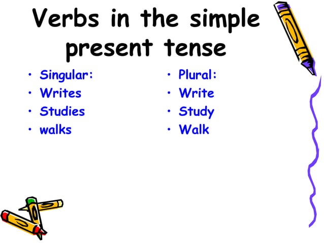Simple present tense present progressive | PPT