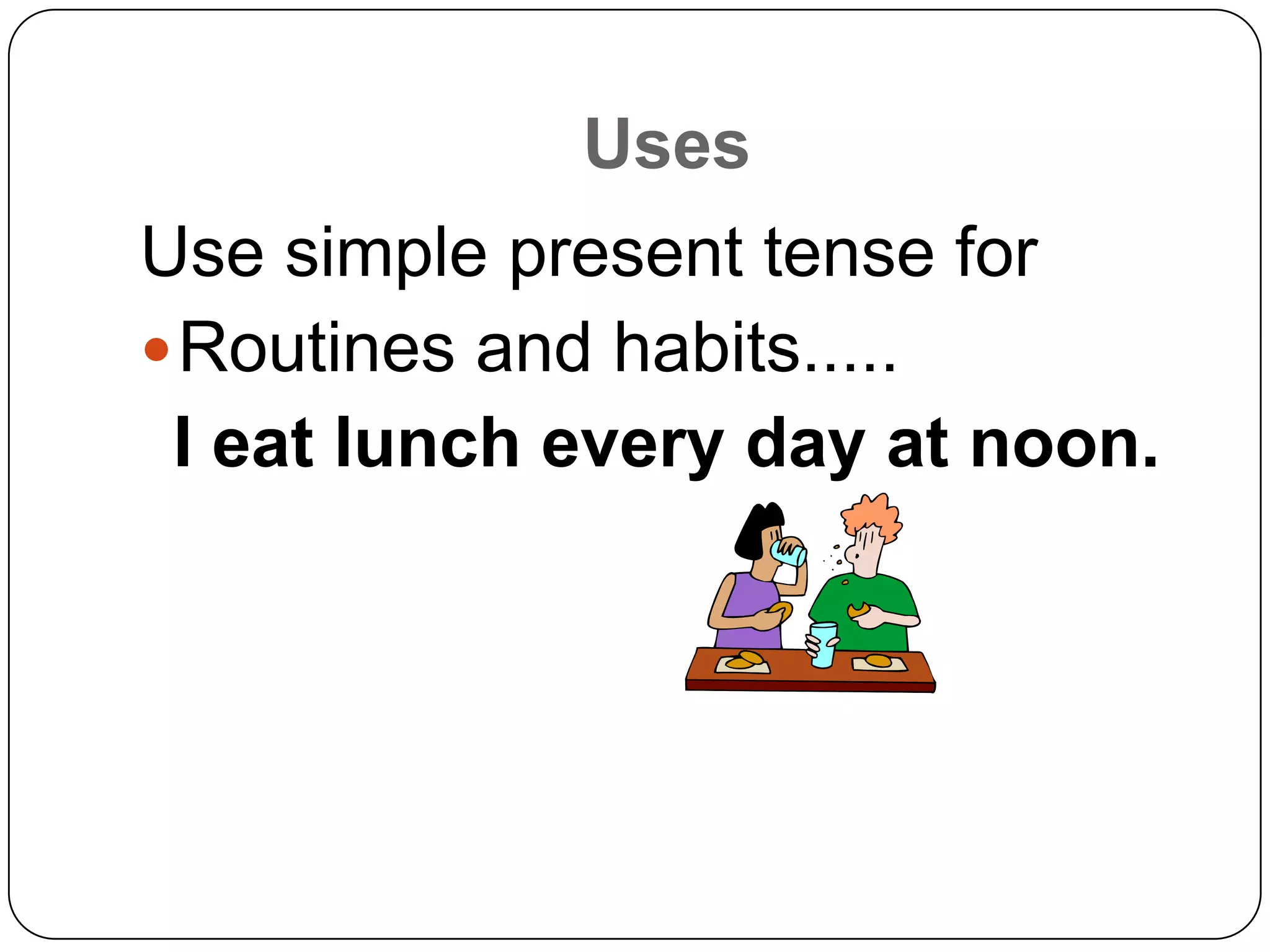 Simple present tense2 | PPTX