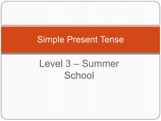 Simple present tense2 | PPT