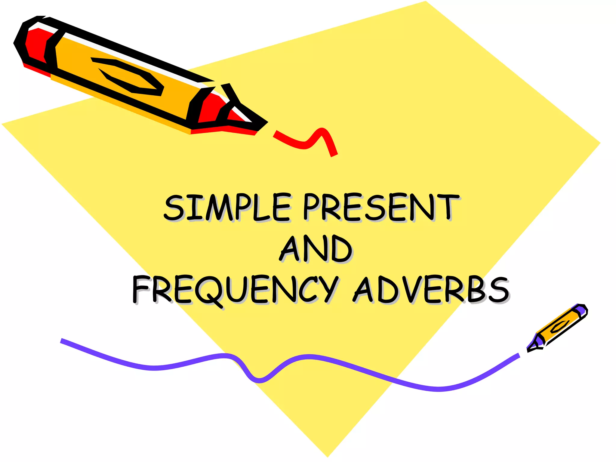 Simple Present Tense / Frequency adverbs | PPT