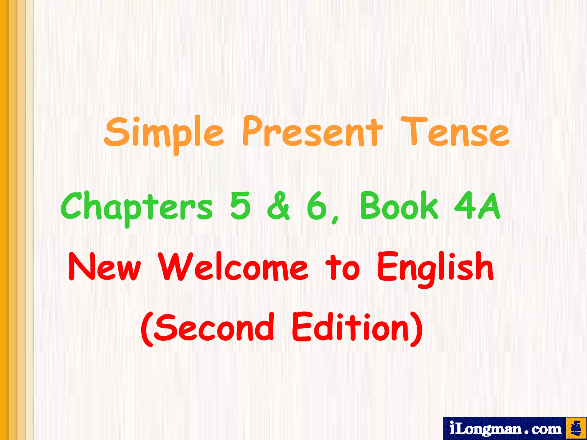 Simple present tense dibujos | PPT