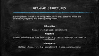 Simple present tense | PPTX