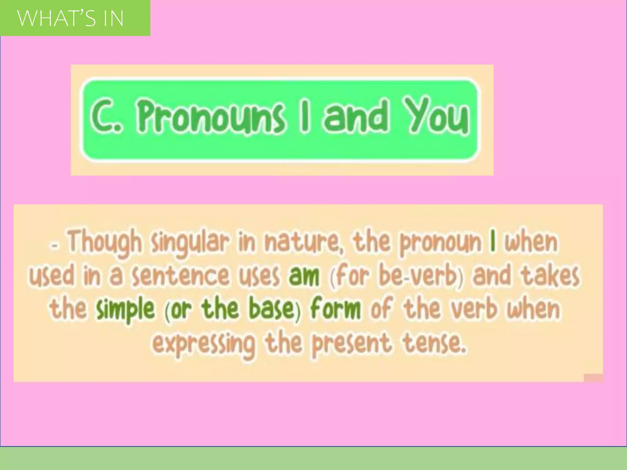 SIMPLE PRESENT TENSE OF VERB - GRADE 2 LESSON.pptx