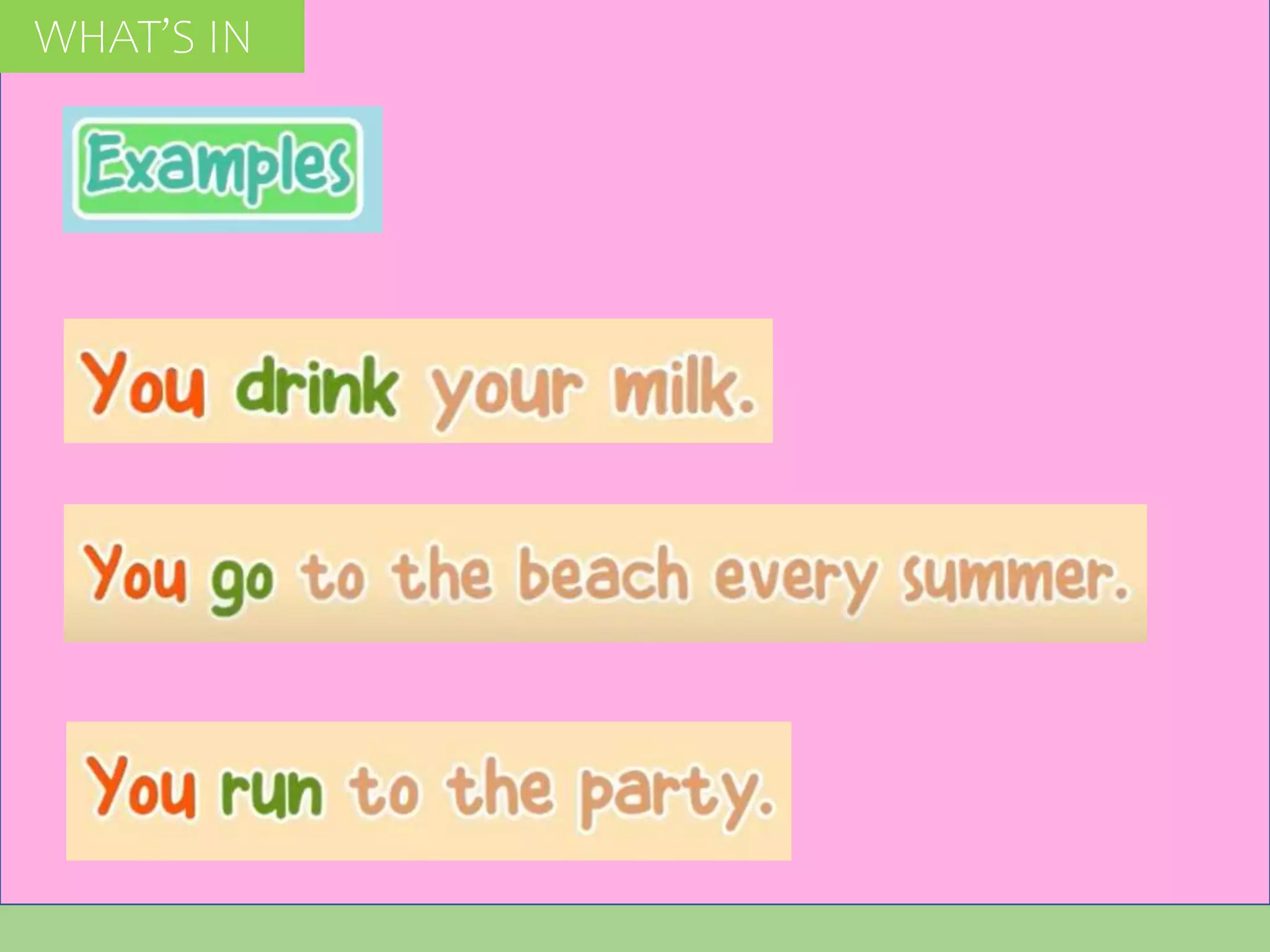 SIMPLE PRESENT TENSE OF VERB - GRADE 2 LESSON.pptx