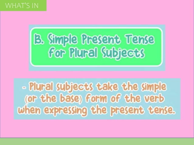 SIMPLE PRESENT TENSE OF VERB - GRADE 2 LESSON.pptx