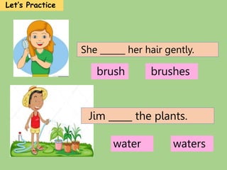 SIMPLE PRESENT TENSE OF VERB - GRADE 2 LESSON.pptx