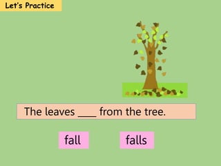 SIMPLE PRESENT TENSE OF VERB - GRADE 2 LESSON.pptx