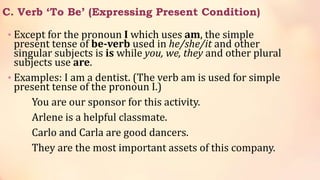 SIMPLE PRESENT TENSE OF VERBS.pptx