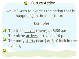 SIMPLE PRESENT TENSE OF VERBS (PPT) | PPTX