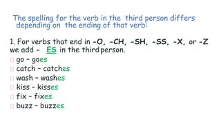 Simple present tense | PPTX