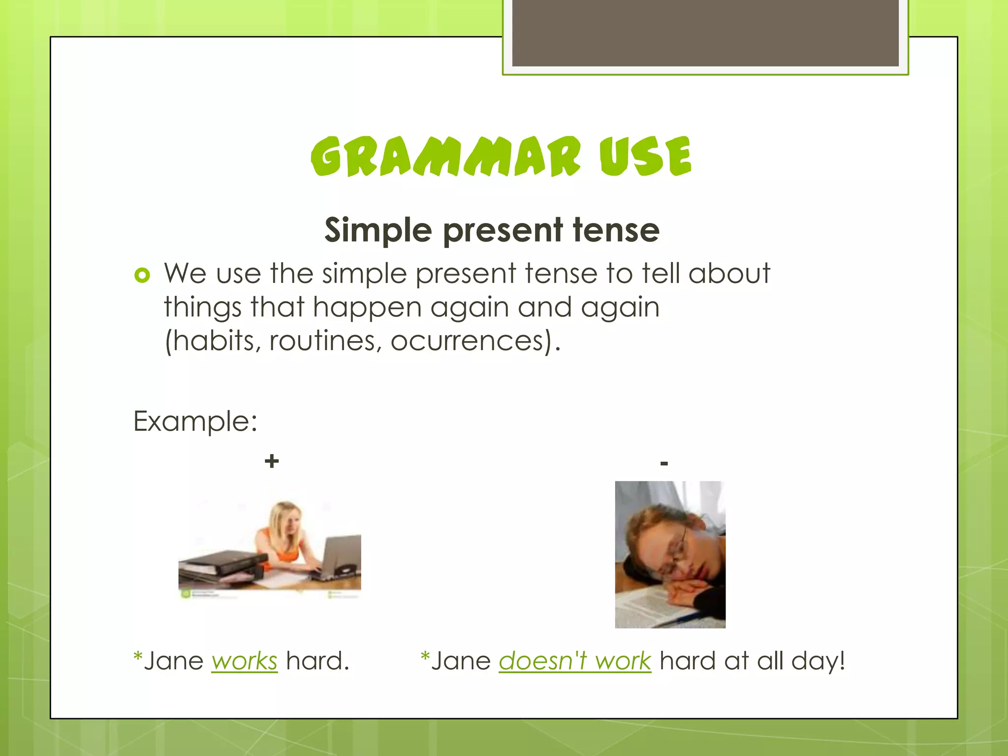 Simple present tenses | PPT