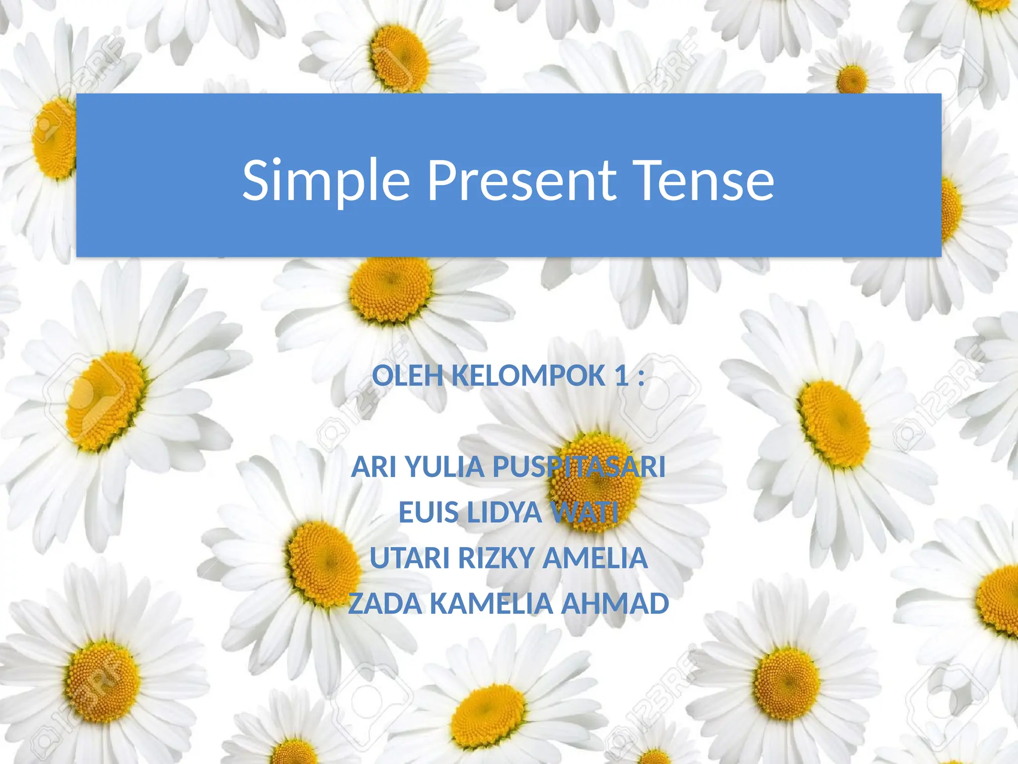 materi simple present tense pemaparan penjelasan | PPTX