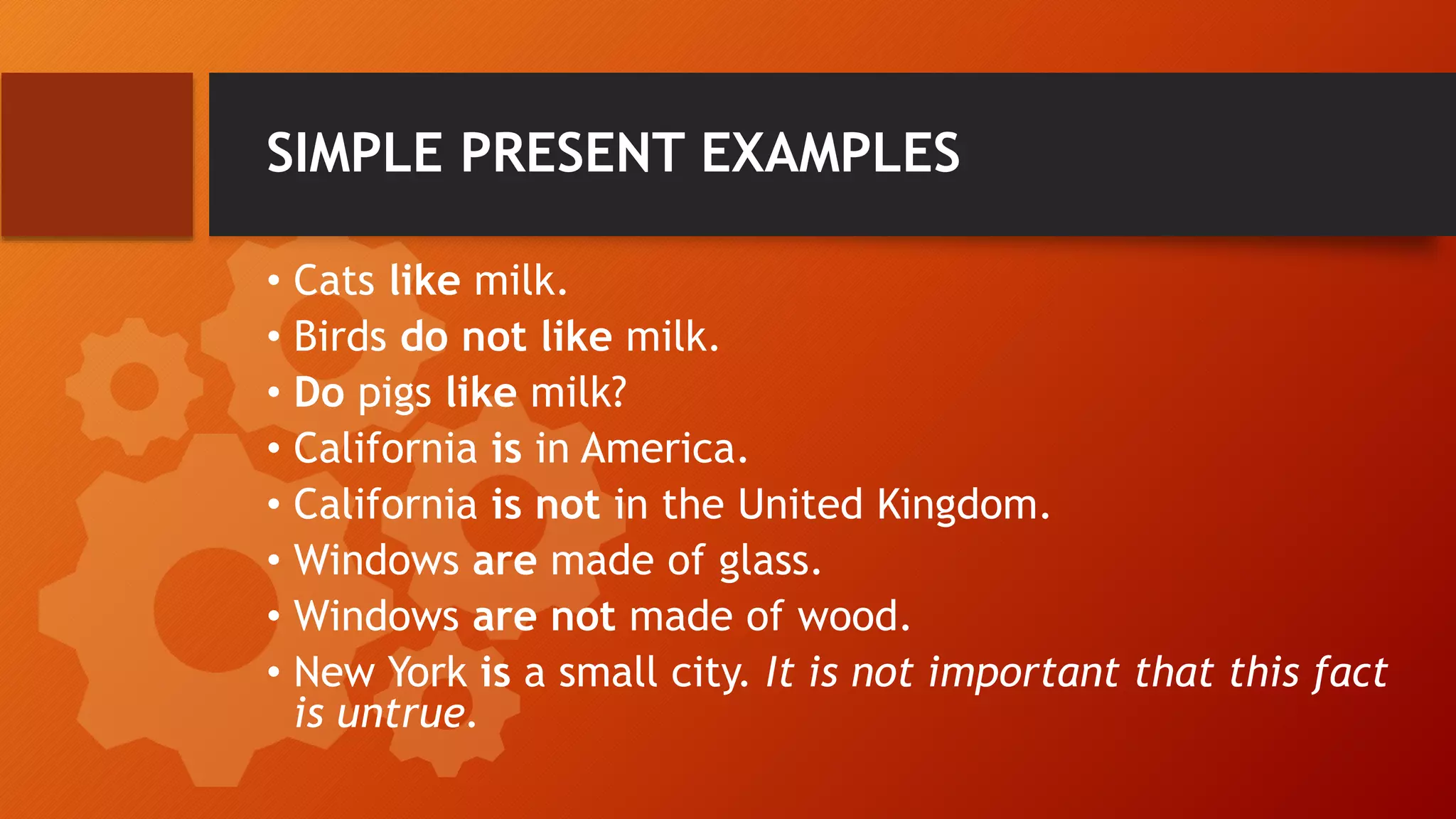Simple present tense presentation | PPTX