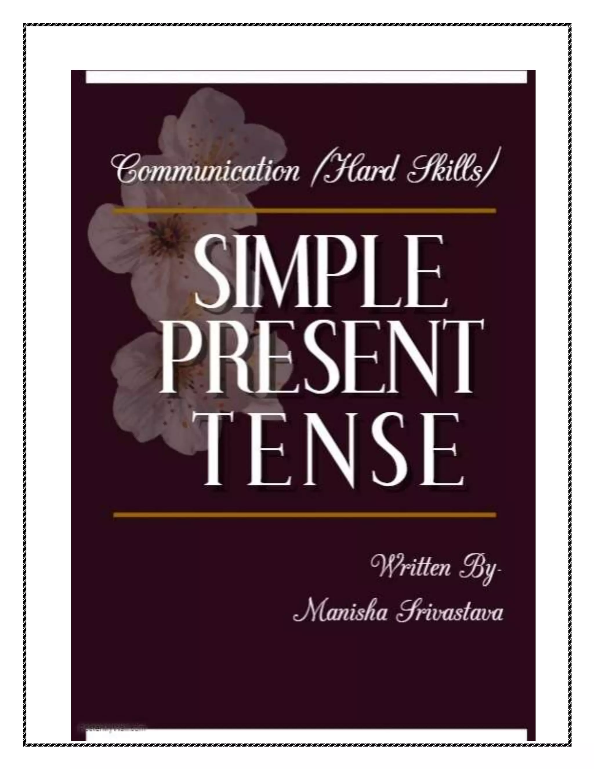 Simple present tenses | DOCX